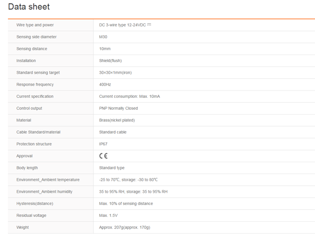 Click here for Autonics PR30-10DP2 Proximity Sensors Inductive PN... prices