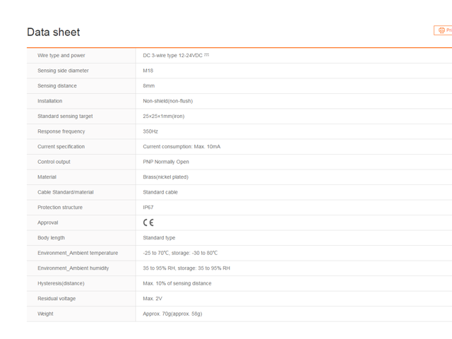 Click here for Autonics PRW18-8DP Proximity Sensors Inductive PNP... prices