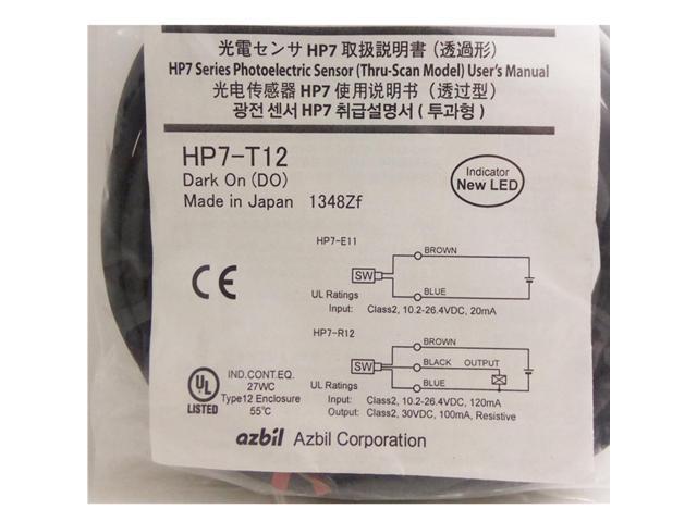 Click here for YAMATAKE Azbil HP100-T2 Photoelectric Sensor New prices