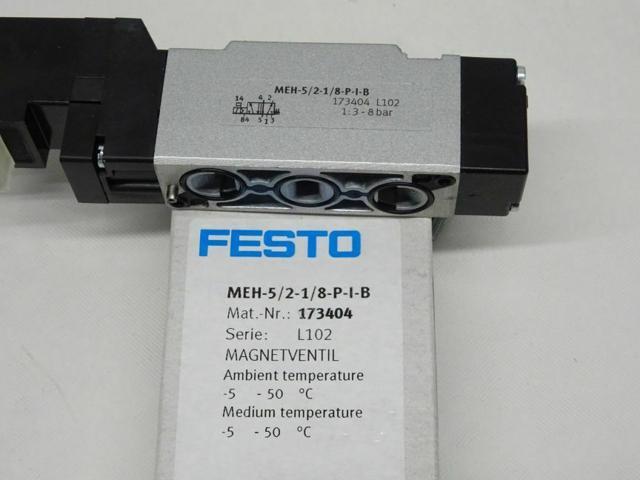 Click here for FESTO MEH-5/2-1/8-P-I-B 173404 Air Solenoid Valve... prices