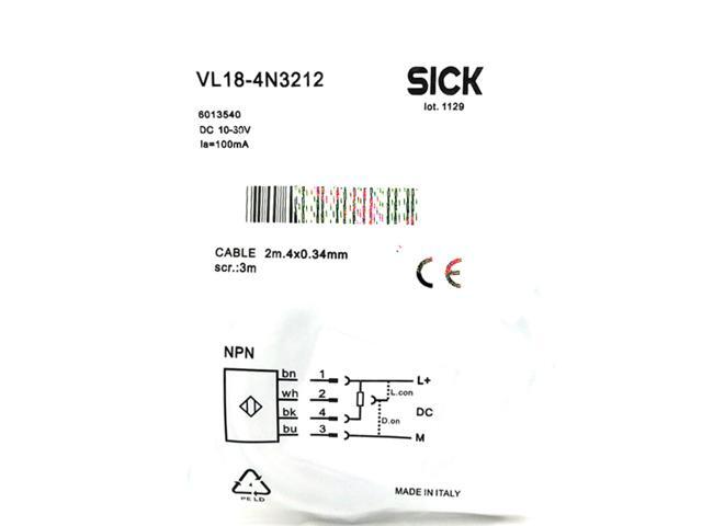 Click here for SICK VL18-4N3212 Photoelectric Retro-Reflective Se... prices