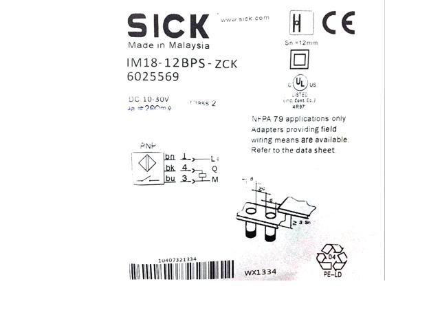 Click here for SICK IM18-12BPS-ZCK Inductive proximity sensors PN... prices