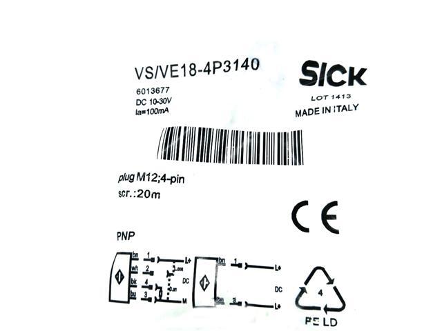 Click here for SICK VS/VE18-4P3140 Through-beam photoelectric sen... prices