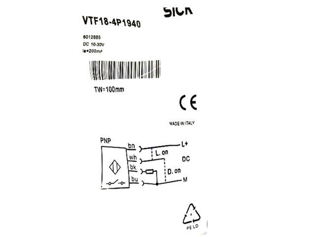 Click here for SICK VTF18-3F1940 Photoelectric proximity sensor... prices