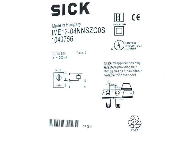 Click here for SICK IME12-04NNSZCOS Inductive proximity sensors N... prices
