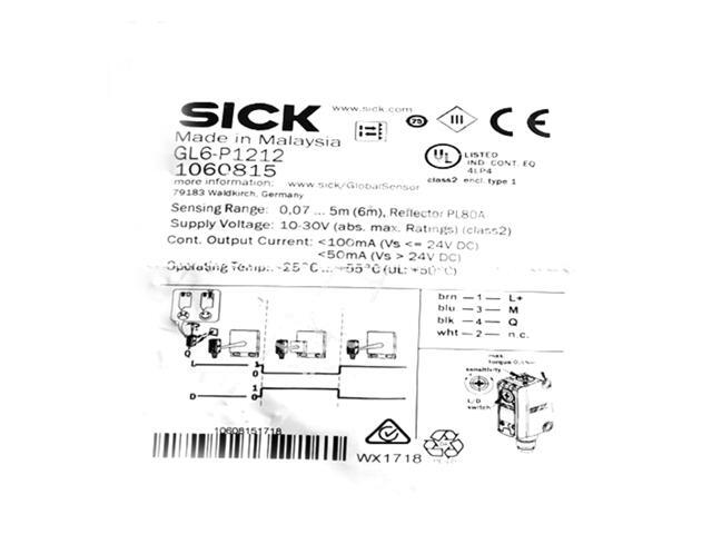 Click here for SICK GL6-P1212 Miniature photoelectric sensors PNP... prices