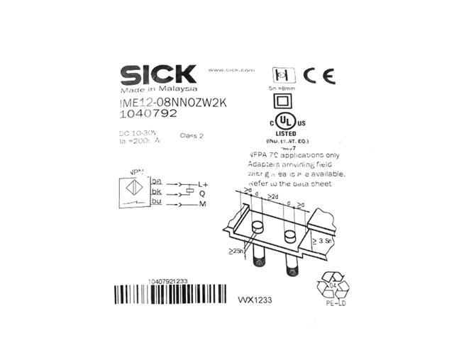 Click here for SICK IME12-08NNOZW2K Inductive proximity sensors N... prices