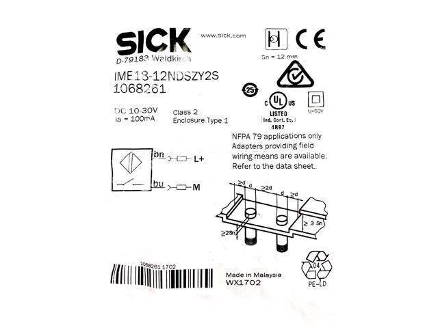 Click here for SICK IME18-12NDSZY2S Inductive proximity sensors N... prices