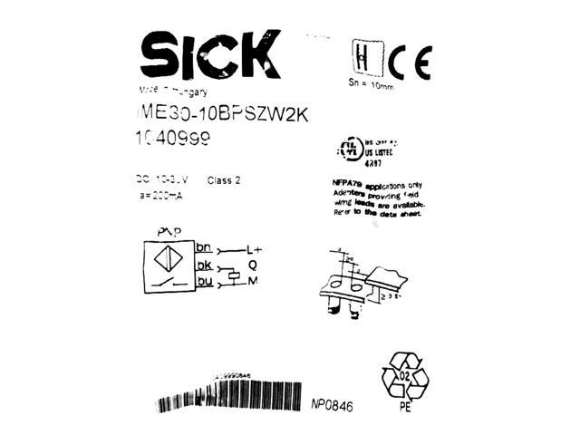 Click here for SICK IME30-10BPSZW2K Inductive proximity sensors P... prices