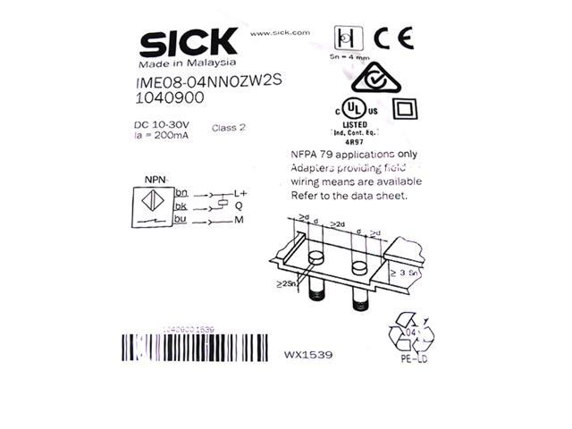 Click here for SICK IME08-04NNOZW2S Inductive proximity sensors N... prices