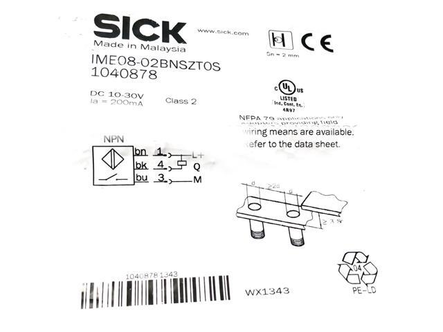 Click here for SICK IME08-02BNSZTOS Inductive proximity sensors N... prices