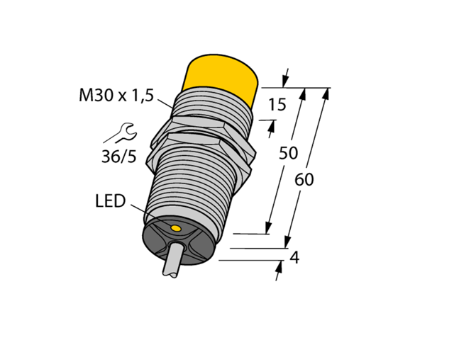 Click here for TURCK NI15-M30-RZ3X/S90 4316721 Inductive sensor prices