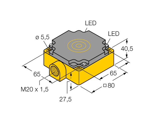 Click here for TURCK NI40-CP80-VP4X2 15695 Inductive sensor PNP prices