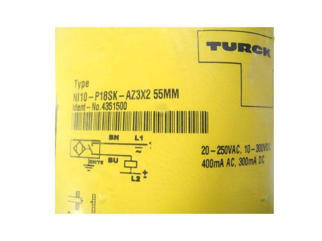 Click here for TURCK NI10-G18SK-AZ3X2 55MM 4331500 Inductive sens... prices
