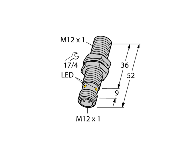 Click here for TURCK Bi4-M12-AP6X -H1141 46070 Inductive sensor P... prices