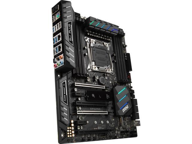 Click here for MSI X299 SLI Plus LGA 2066 ATX Motherboard prices