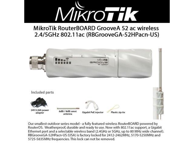Click here for MikroTik RouterBOARD GrooveA 52 ac wireless 2.4/5G... prices