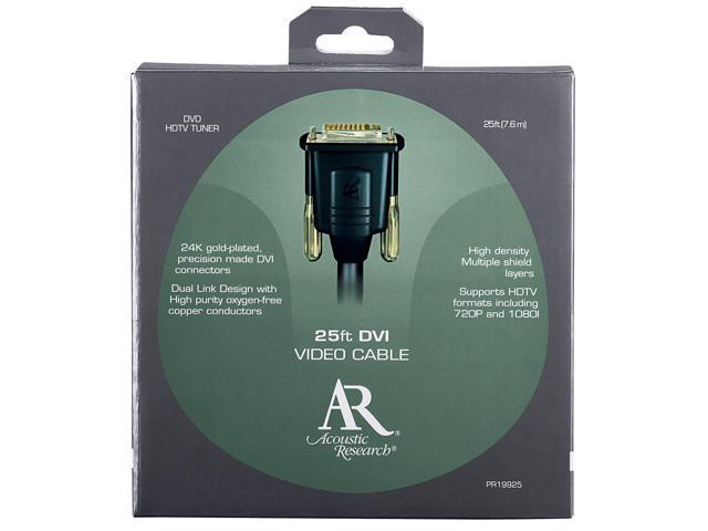 Click here for Acoustic Research Pro Series 25 DVI Cable Gold Pla... prices