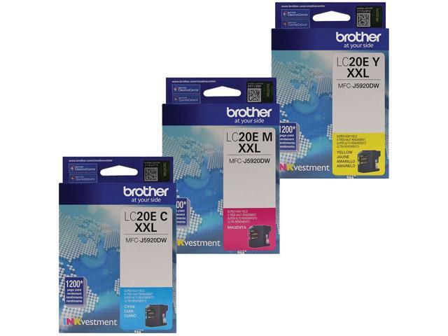 Click here for Brother LC20E Super High Yield Ink Cartridge Set C... prices