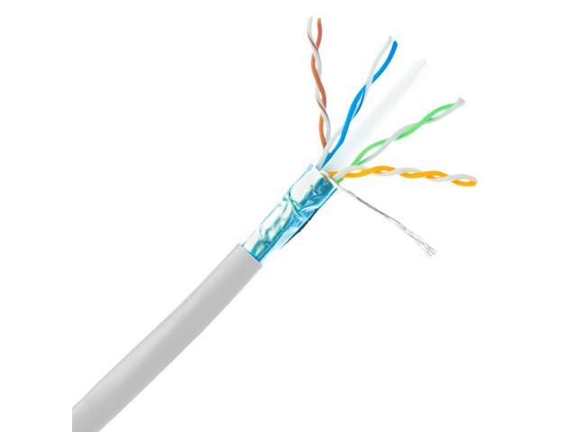 Click here for Bulk Shielded Cat6a White Ethernet Cable  10 gig S... prices