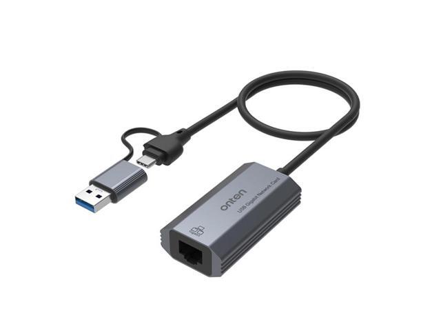 Click here for Onten UE101 2 in 1 USB3.0 Gigabit Network Card prices