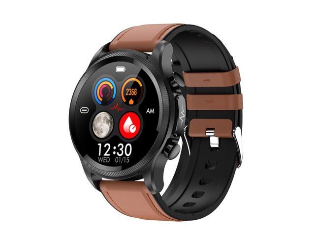 Click here for E400 1.39 inch HD Round Screen Leather Strap Smart... prices