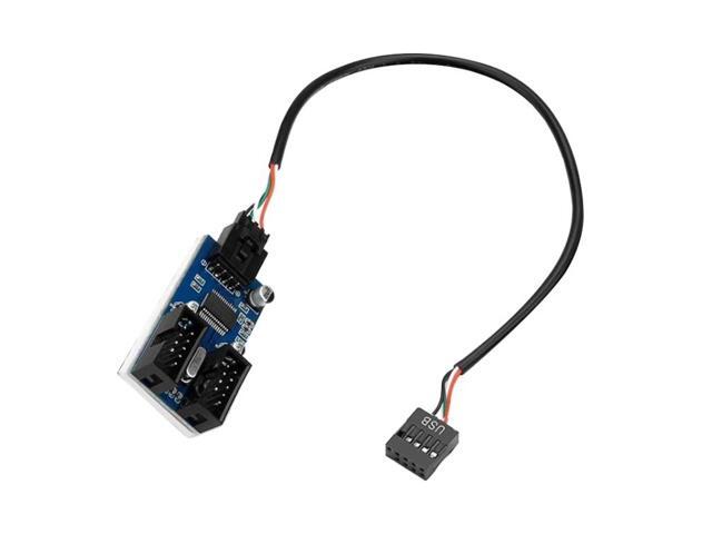 Click here for Rocketek HC427 9 Pin USB2.0 HUB Adapter One-to-Two... prices