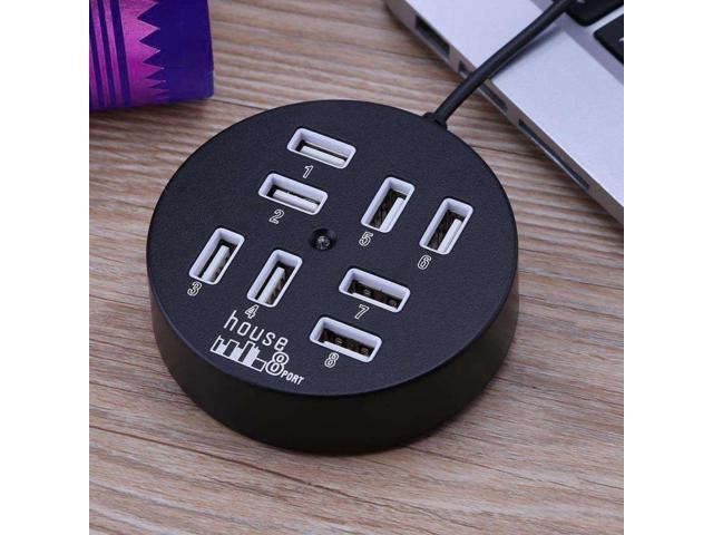Click here for High Speed 8 Ports USB 2.0 Portable Round Hub  Len... prices