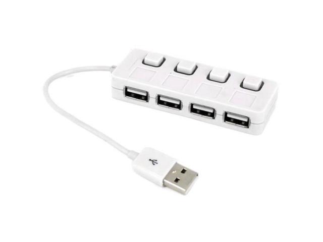 Click here for 4 Ports USB 2.0 HUB with 4 Switch(White) prices