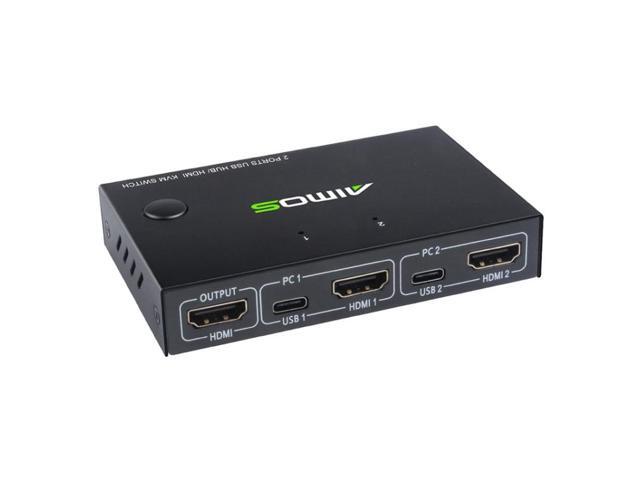 Click here for AIMOS AM-KVM201CC 2 Ports USB HUB HDMI KVM Switch... prices