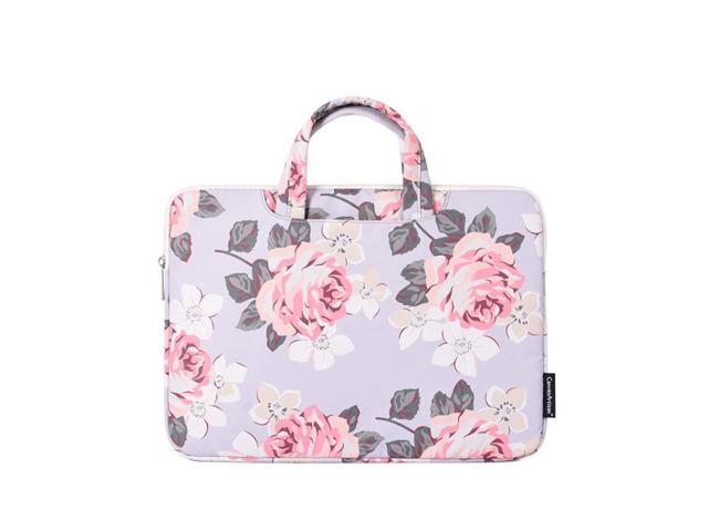 Click here for H40-B01 White Rose Pattern Laptop Case Bag Compute... prices