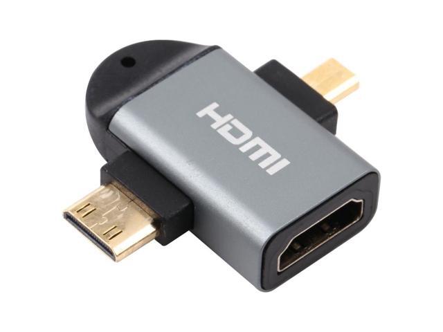 Click here for 2 in 1 Mini HDMI Male + Micro HDMI Male to HDMI Fe... prices