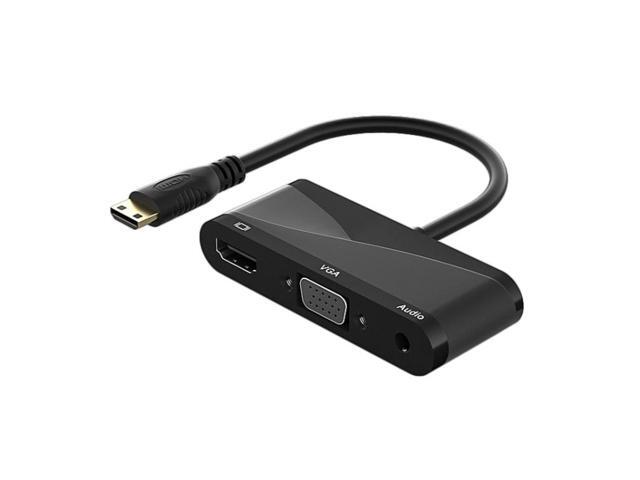 Click here for h114 3 in 1 Mini HDMI to HDMI + VGA + 3.5 Audio Co... prices