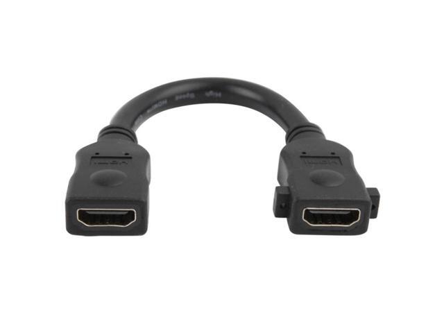 Click here for 18cm 19 Pin Female to Female HDMI Cable(Black) prices