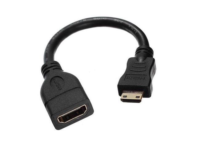 Click here for 16cm Gold Plated Mini HDMI Male to HDMI 19 Pin Fem... prices