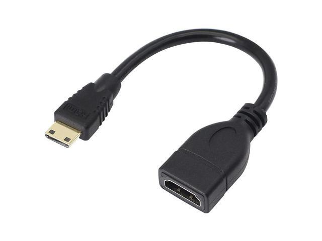 Click here for 17cm Gold Plated Mini HDMI Male to HDMI 19 Pin Fem... prices