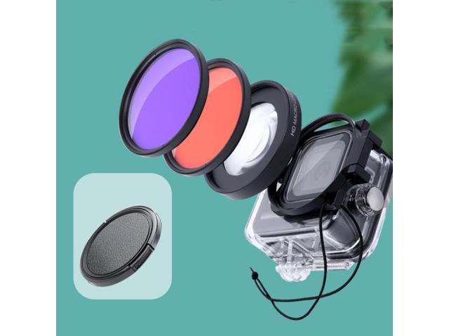 Click here for RUIGPRO for GoPro HERO8 58mm 16X Macro Lens + Red/... prices