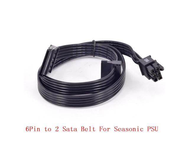 Click here for Seasonic PCIe 6Pin to 2 SATA Power Supply Cable fo... prices