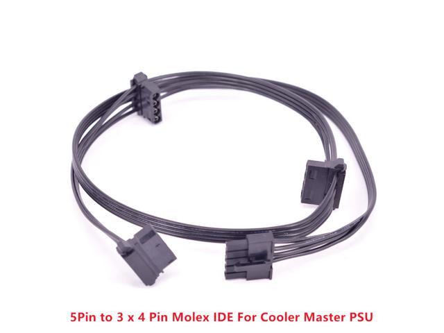 Click here for 5Pin to 3 IDE 4Pin Angled Molex Power Supply Cable... prices