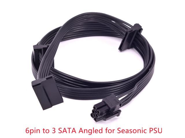 Click here for Seasonic PCIe 6Pin to 3x SATA Curved Power Supply... prices