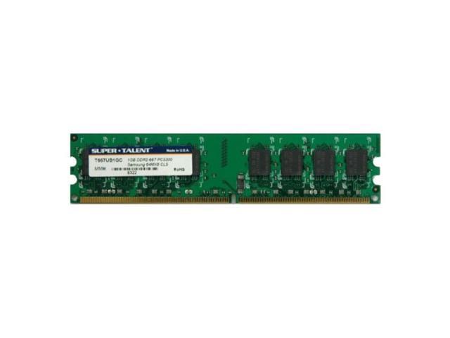 Click here for super talent ddr2667 1gb/64x8 memory t667ub1gc  bu... prices