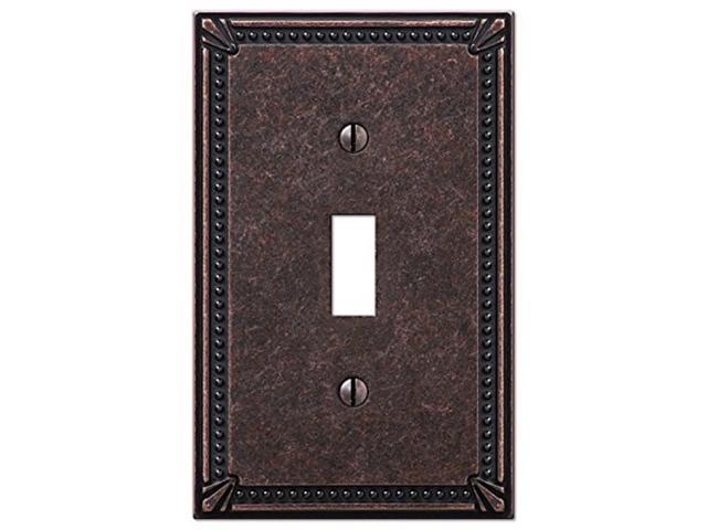 Click here for Imperial Bead Single Toggle Switch Plate in Tumble... prices
