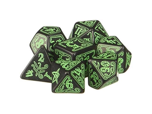 Click here for Q-Workshop Call of Cthulhu: Black and Green Dice S... prices