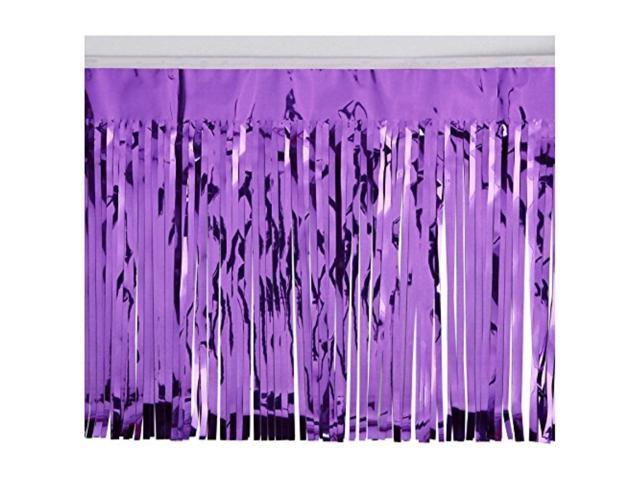 Click here for 2-Ply FR Metallic Fringe Drape (purple) Party Acce... prices