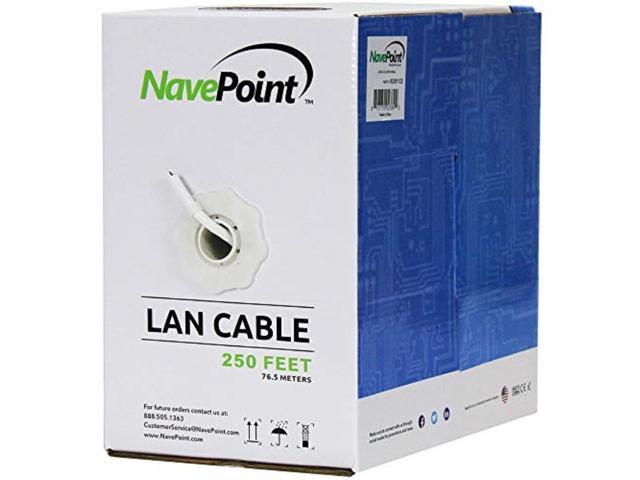 Click here for NavePoint CAT5e UTP Bulk (CCA) Ethernet Network Ca... prices
