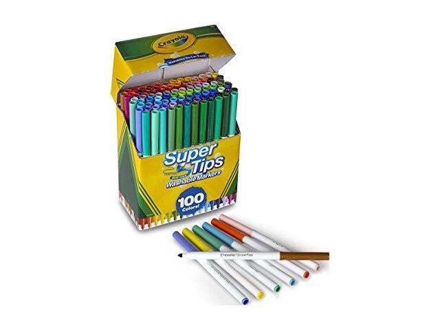 Click here for Crayola Markers Super Tips Washable 100/ST Assorte... prices
