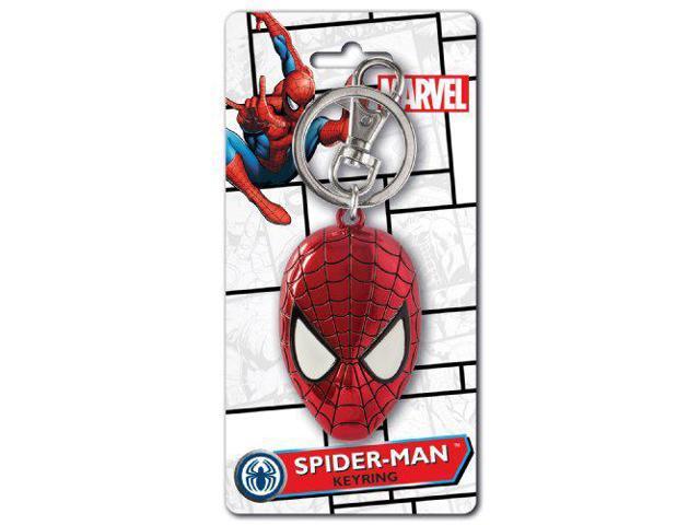 Click here for Marvel Spider-Man Colored Head Pewter Key Ring Mul... prices