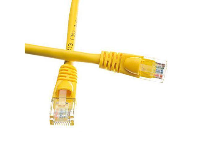 Click here for Cat5e Yellow Ethernet Patch Cable  Snagless/Molded... prices