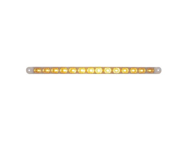 Click here for 14 LED 12 Turn Signal Light Bar Only - Amber LED/C... prices