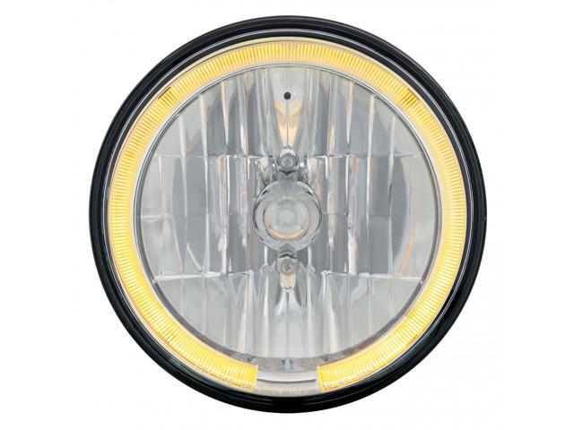 Click here for 7 Crystal Headlight w/ Amber LED Halo Ring prices